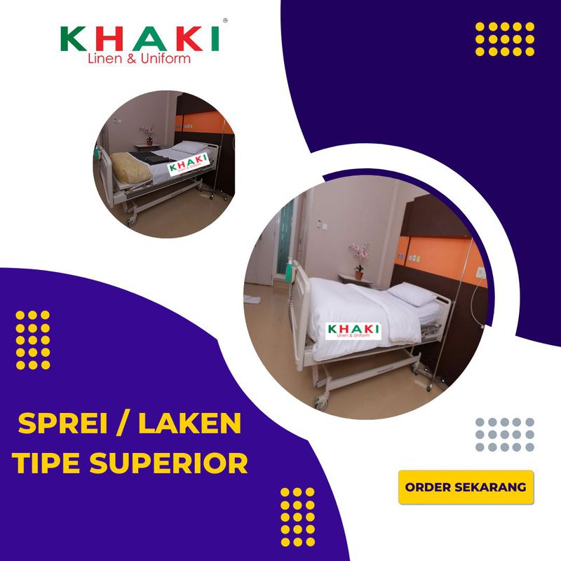 Sprai Flat - Bahan Katun CVC - Tipe Superior - Ukuran 180 x 280cm