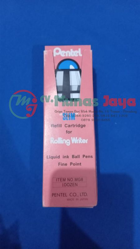 Refill Isi Pentel MG8 Made In Japan - Biru