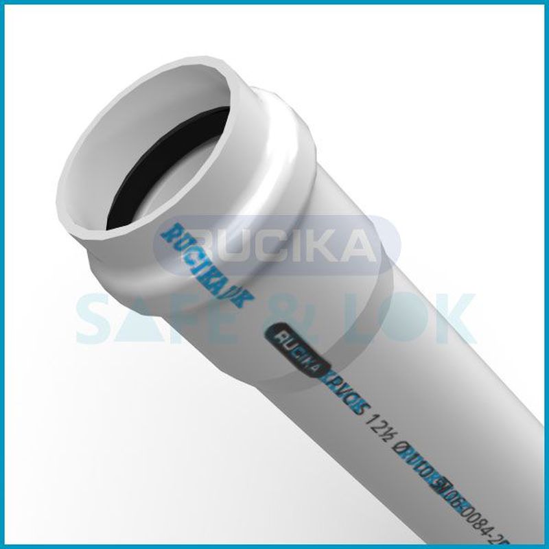 Pipa Rucika Lok Lock 4" 110mm S 10 TEKANAN NOMINAL 12,5 BAR (1,25 Mpa)