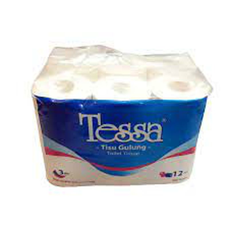 TISSU ROLL TESSA KEMASAN 12 ROLL