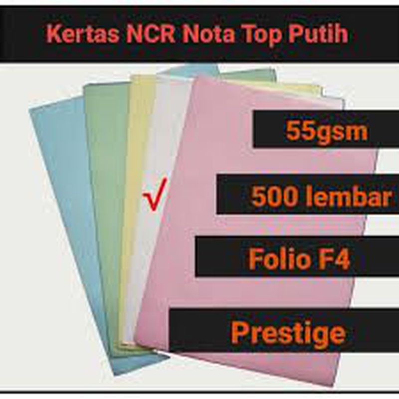 KERTAS NCR UKURAN FOLIO PUTIH