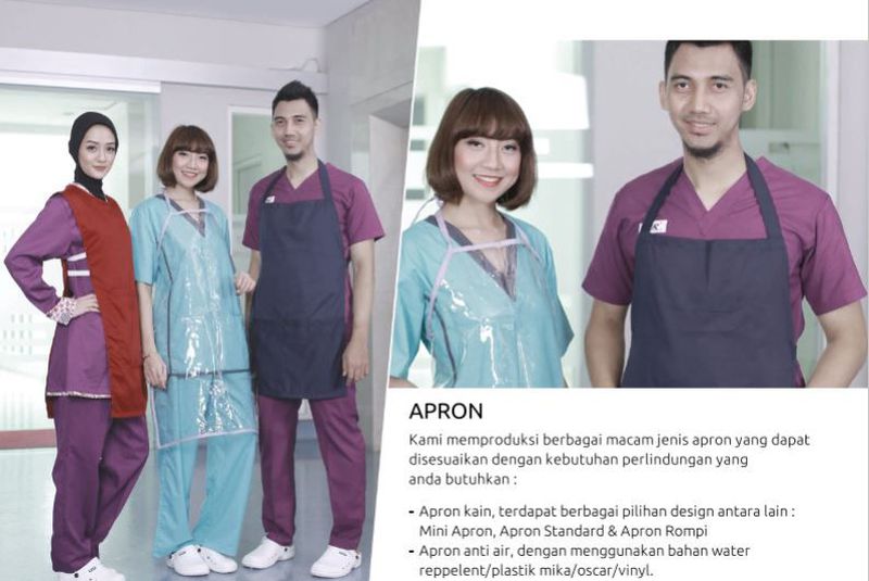 APRON - BARANG PO - Apron Standar - Drill/Tropical