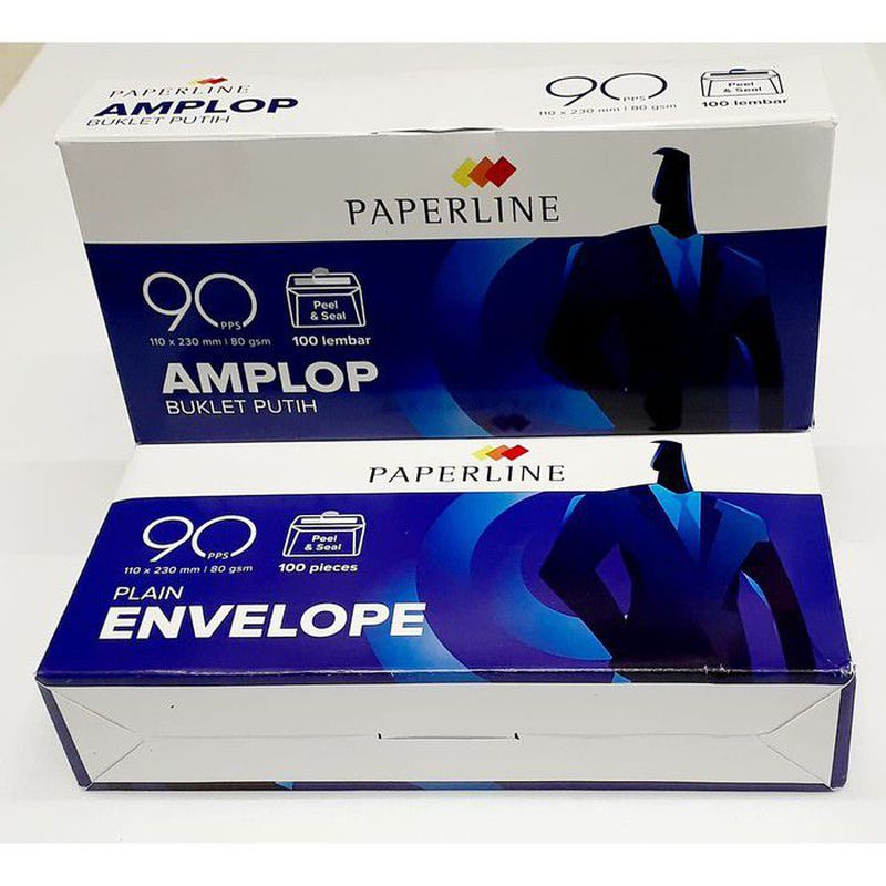 [Pak] AMPLOP 90 PPS ENVELOPE PAPERLINE MURAH BERKUALITAS - P.LINE 90 PPS