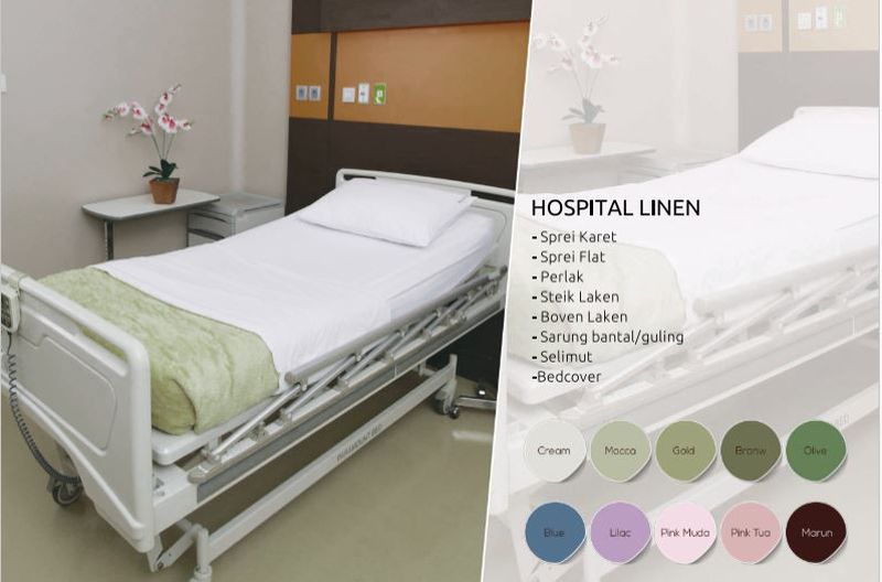 LINEN RAWAT INAP (SEPREI MOTIF ANAK FLAT) - BARANG PO - CVC