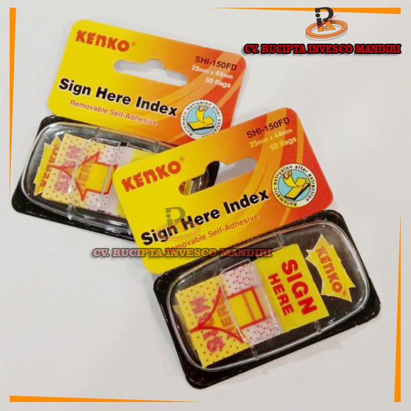 Sign Here Index Kenko SHI-150FD / Penanda Kertas - 1 PCS