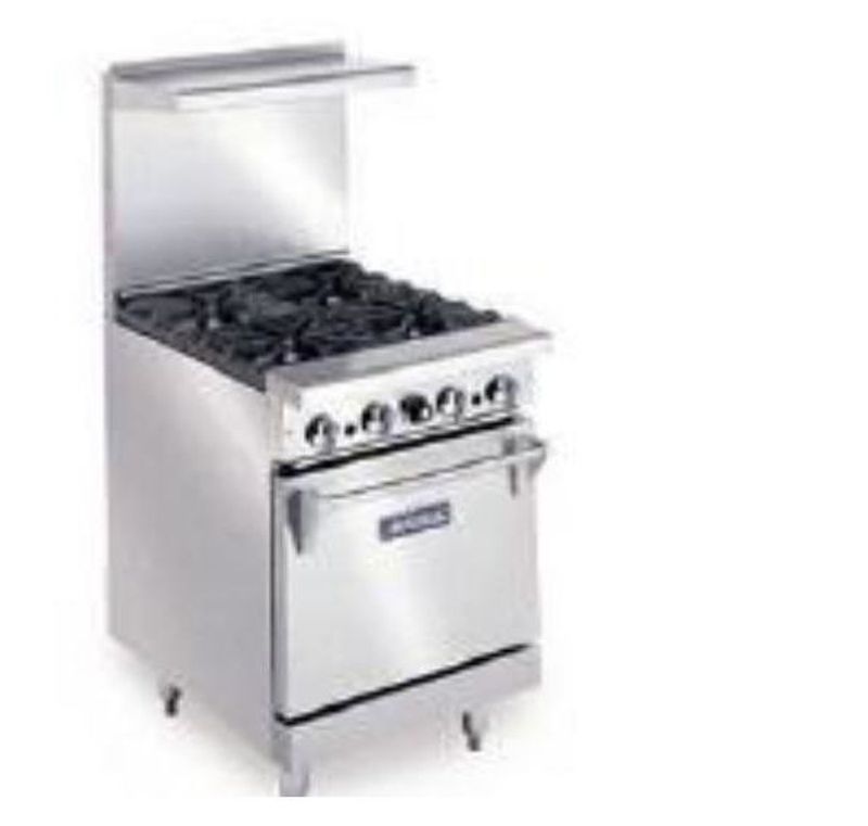 GAS RANGE 4 BURNER WITH OVEN