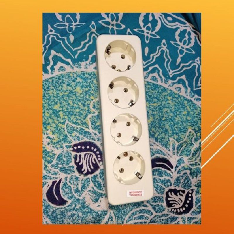 Colokan Listrik Stop Kontak Arde 4 Lubang