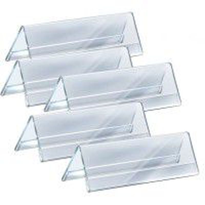 Akrilik Bening Segitiga - Akrilik 15x7 Cm