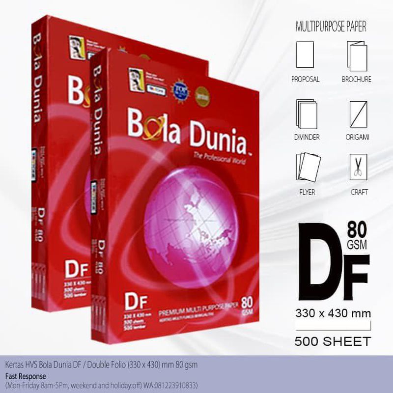 Kertas HVS DF 80 Gr.