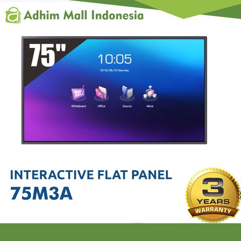 Interactive Flat Panel M3A 75 Inch 6in1 - IFP 75" LED Horion