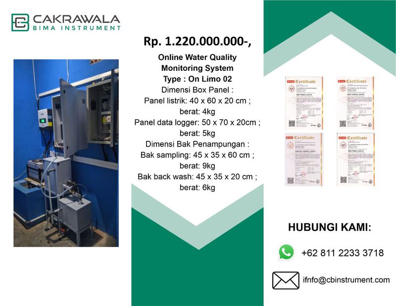 Online Water Quality Monitoring System - WQM On-limo - 02