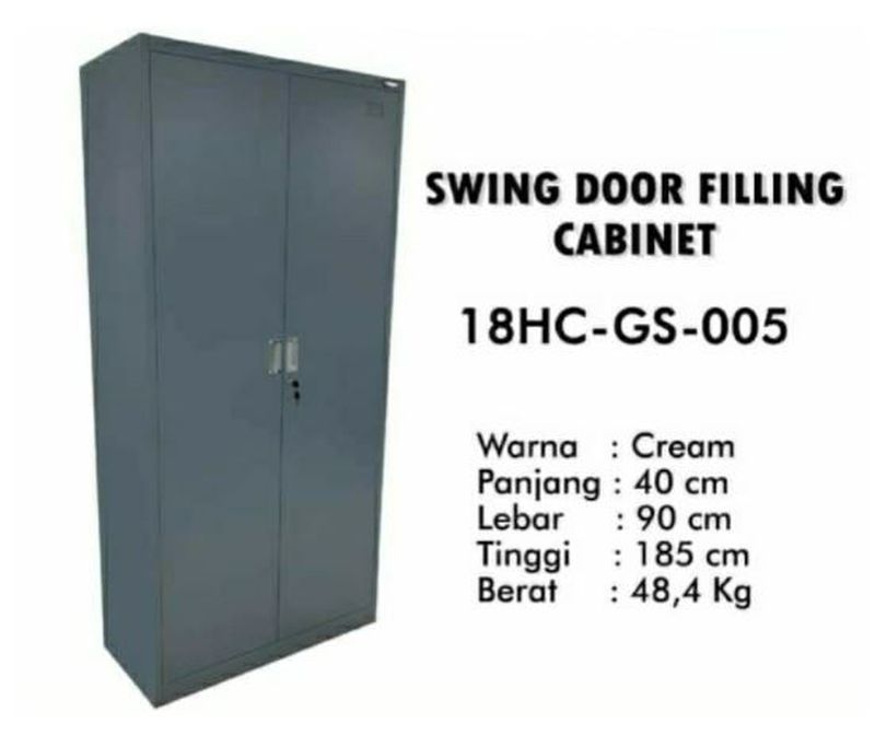 TOPAS SWING DOOR FILE CABINET 312F18HC-GS-005