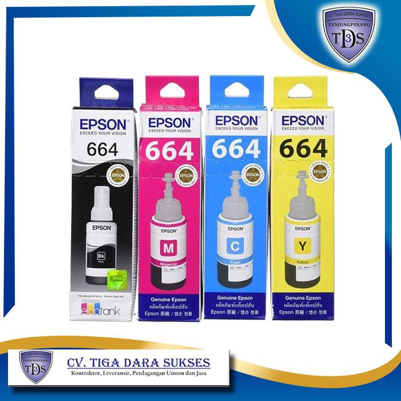 Epson Tinta Printer 664 - Cyan