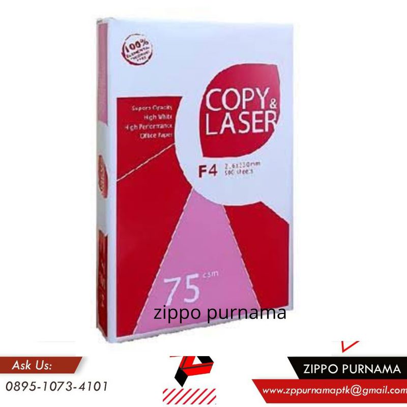 kertas F4 75 copylaser