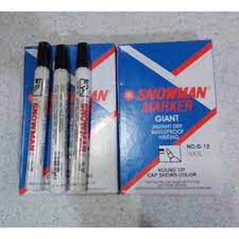 Spidol Besar Permanen Snowman