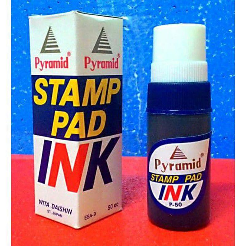 Pyramid Stamp Pad Refill Ink ( Warna Hitam )