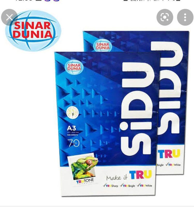 KERTAS HVS A3 70GR SINAR DUNIA