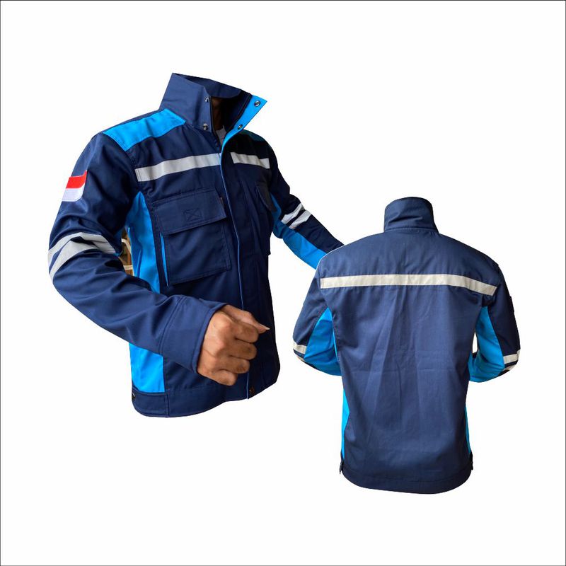 Baju Wearpack Semi Jaket Safety Resleting Seragam Kerja K3 BJWS-03