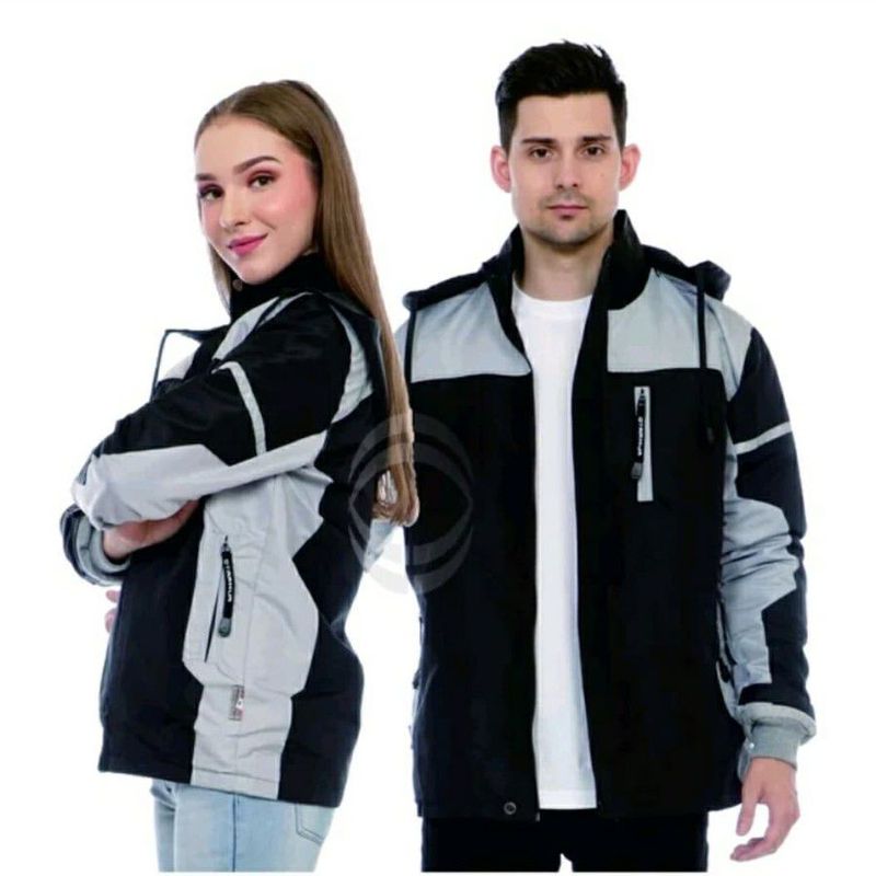 Jaket Lapangan Outdoor Safety Parasut Waterproof Windproof JOWB-01 ...