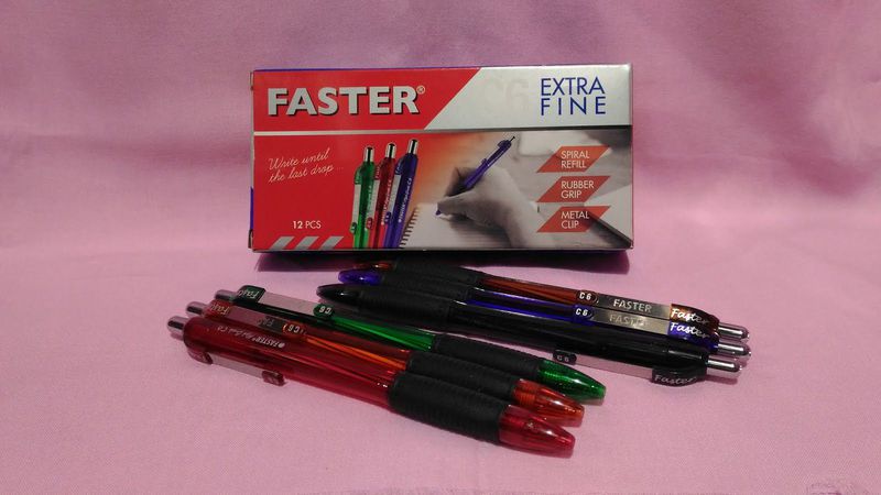 BALLPOINT FASTER KETIK (LUSIN/BOX)