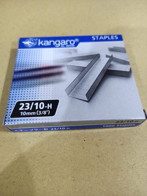Isi Staples Stapler Ukuran 23/10-H 10mm Merk Kangaro