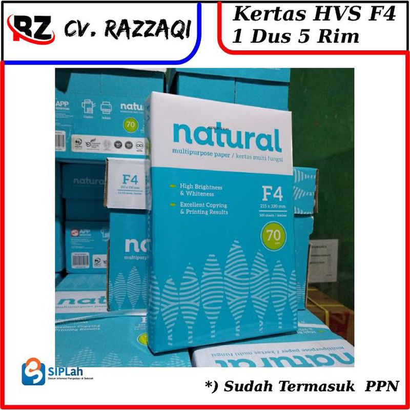 Kertas HVS A4 1 Dus Isi 5 Rim