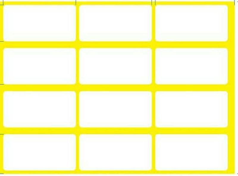 Stiker Undangan / Kingston (Label Polos)