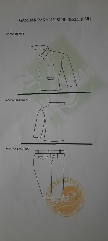 PAKAIAN SIPIL RESMI (PSR) - Penegrjaan Khus