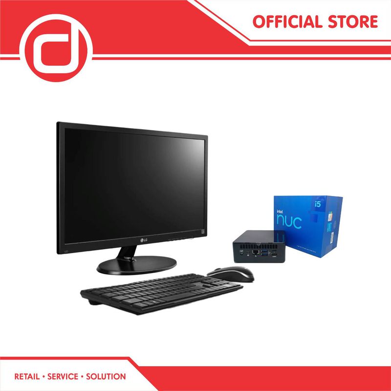 PC Mini Intel NUC Celeron 4Gb 128Gb LED 16"