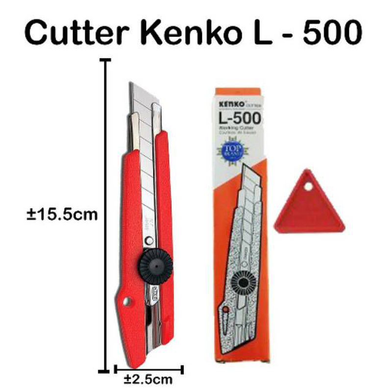 Cutter Besar Kenko L-500 / Pisau Kater