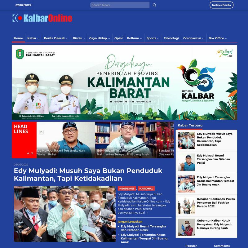 Iklan Web Banner - KalbarOnline.com