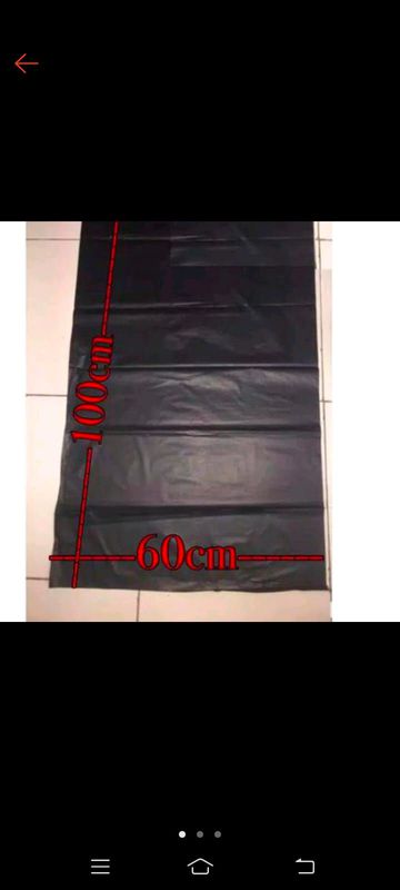 PLASTIK HITAM 60X100