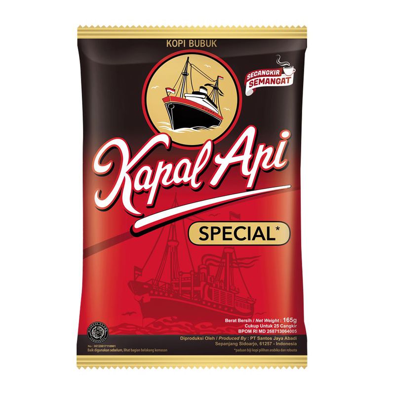 Kopi Bubuk Kapal Api 165gr