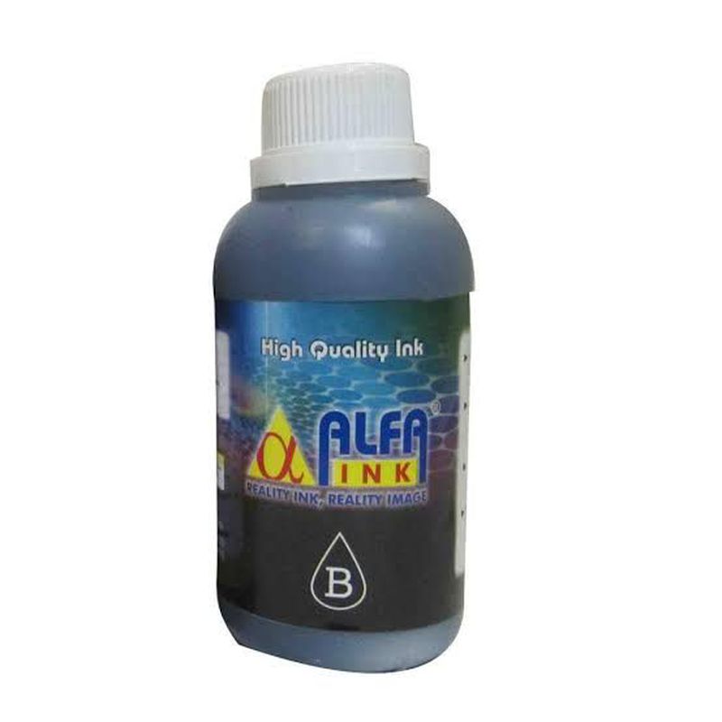 TINTA ALFA INK 250ml BLACK