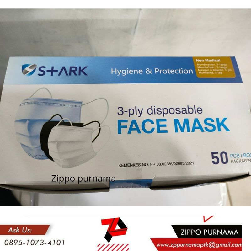 Masker 3 ply (FACE MASK)STARK