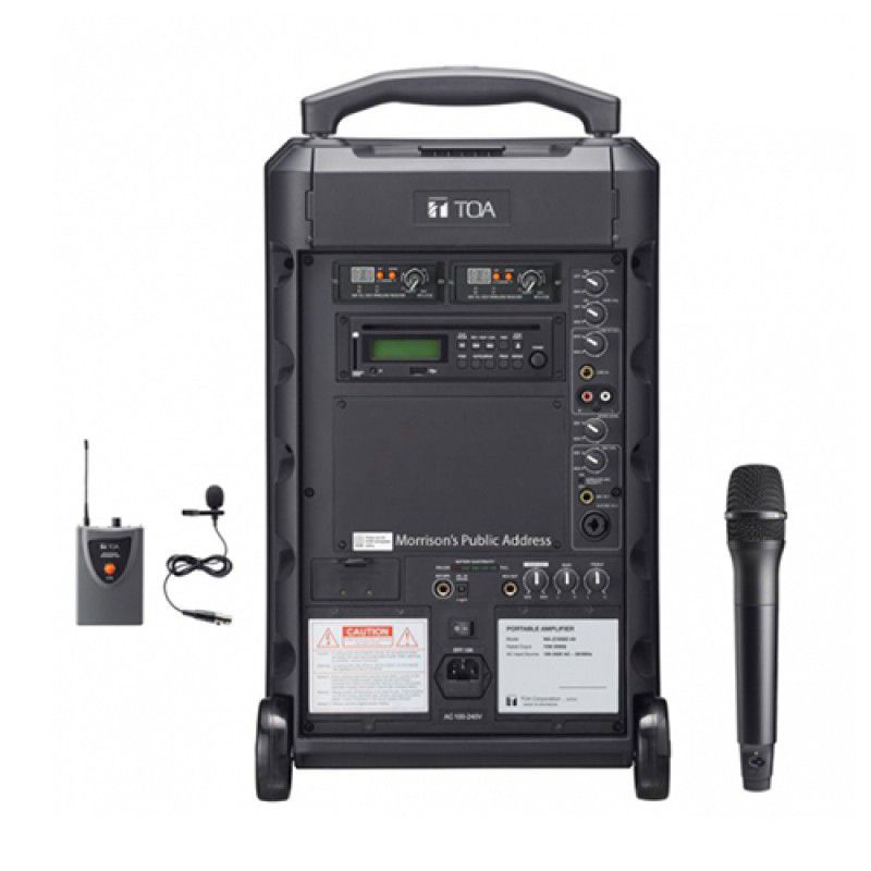 TOA Wireless Amplifier 2ch mic with USB [ZW-S110SD-AS]