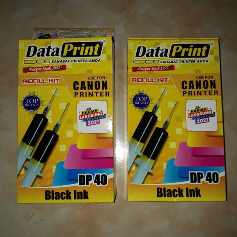 Tinta Suntik Canon Hitam