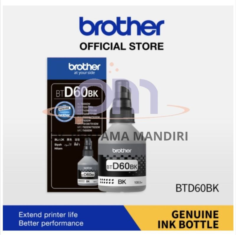 BROTHER INK BT - D60BK BLACK / PCS