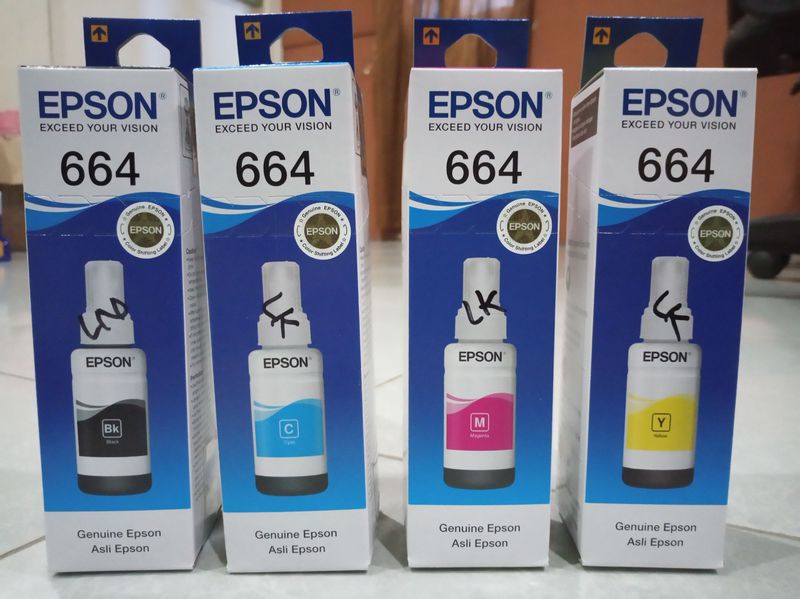 Tinta Epson 664 Ori - Kuning