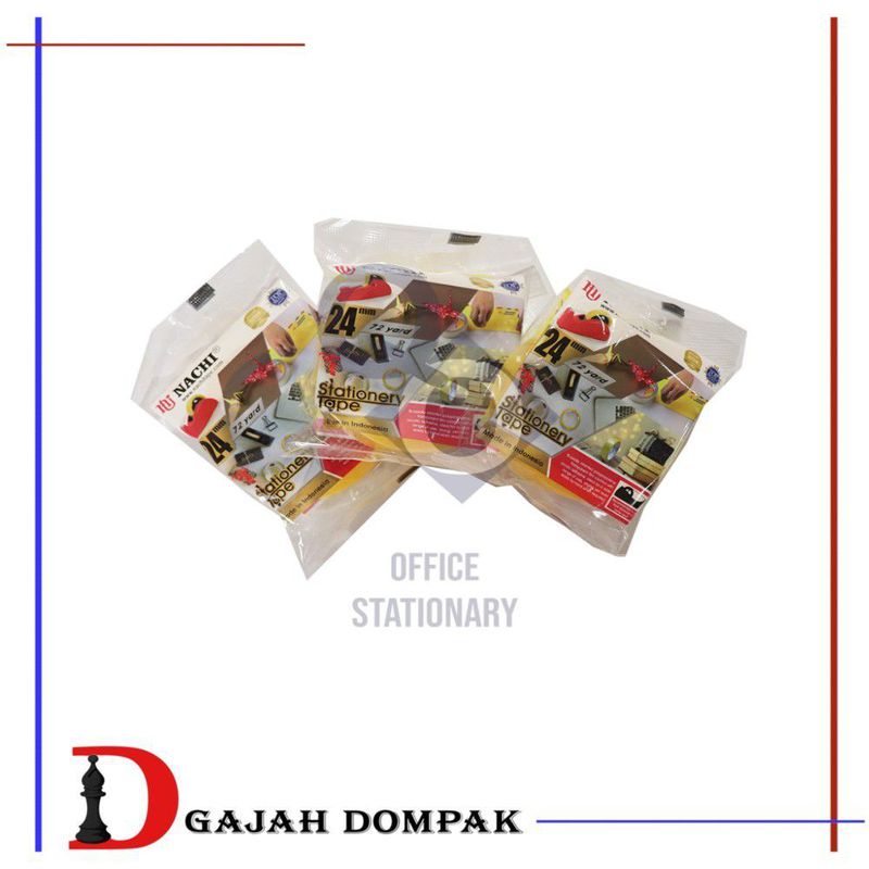 Isolasi bening 24 mm 72 Yard