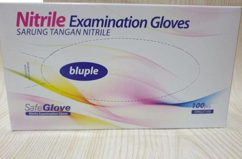 Handscoon Nitril SafeGlove(S,M,L)