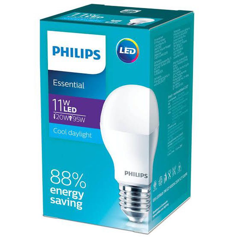 Lampu Philips Led essensial 11watt