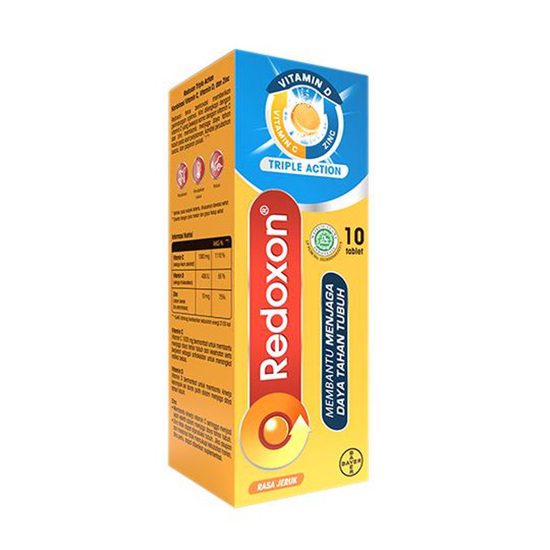 Redoxon Vitamin C, D & Zinc Isi 10
