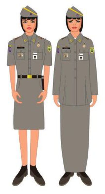 PAKAIAN DINAS HARIAN (PDH) SATPOL PP WANITA