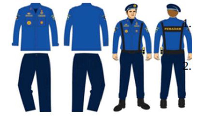 PAKAIAN DINAS LAPANGA (PDL) DAMKAR PRIA