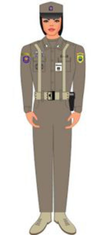PAKAIAN DINAS LAPANGAN (PDL) SATPOL PP WANITA