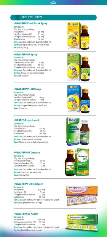 HUFA ANTI INFLUENZA - HUFAGRIP PILEK