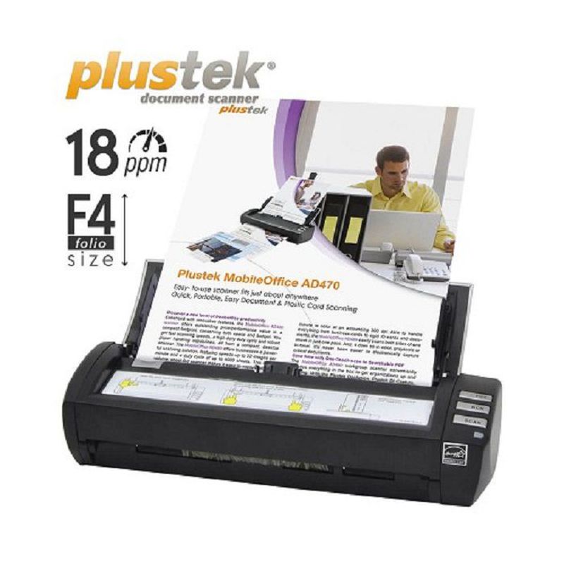 Plustek Scanner Mobileoffice AD470