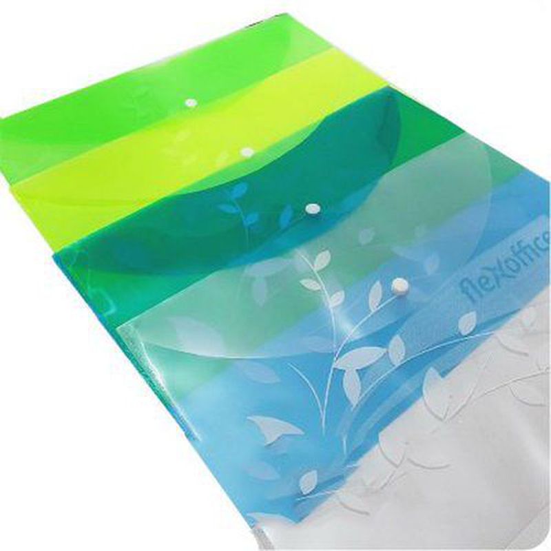 MAP KANCING CLEAR F4 (12 PCS) FLEX OFFICE FO-CBF017 (ATK) - Orange
