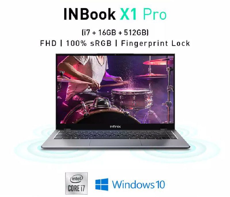 INFINIX X1 Pro Laptop (i7, 16GB RAM, 512GB SSD)
